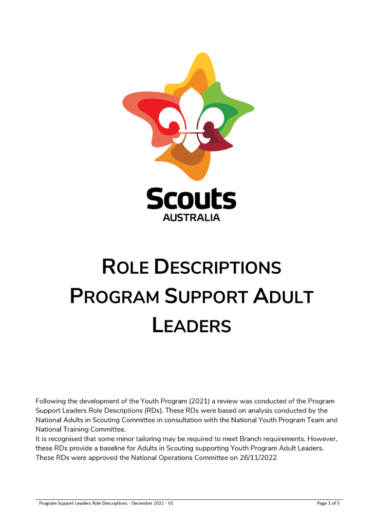 Key Resources | Scouts Australia